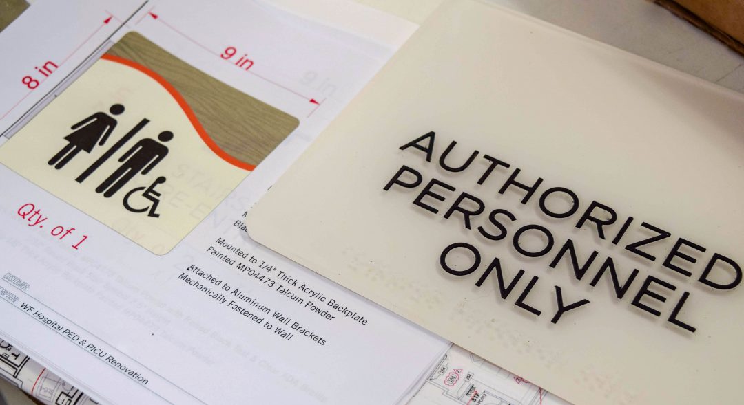 How We Make Great ADA Compliant Wayfinding Signs | signgeek blog